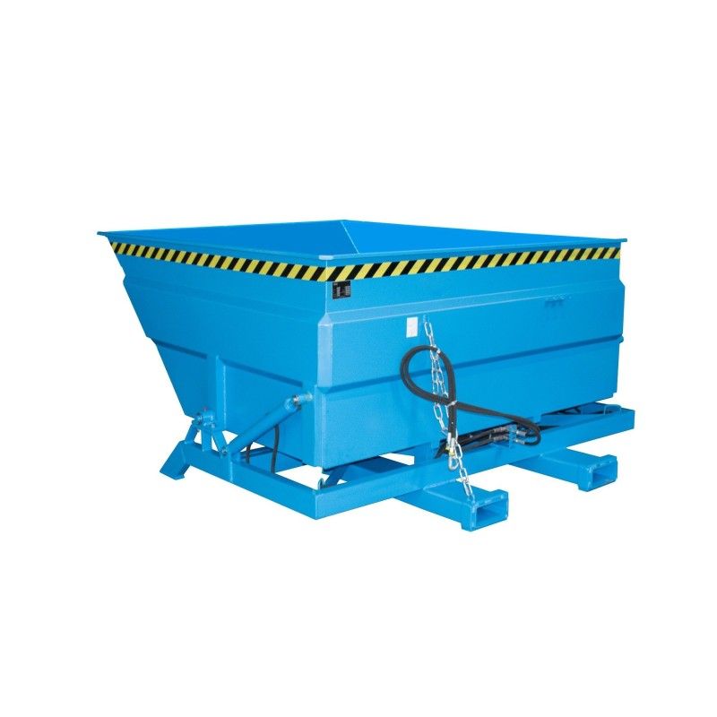 Contenedor basculante BKC-H 200, pintado, azul claro - Tymbia Solutions SL